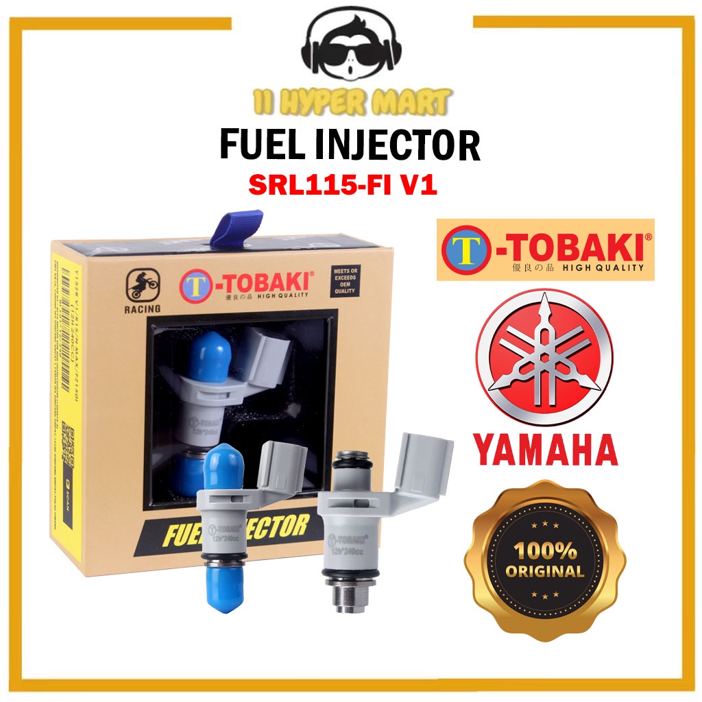 SRL115-FI V1 (100% ORIGINAL TOBAKI) RACING FUEL INJECTOR V1 | Shopee ...