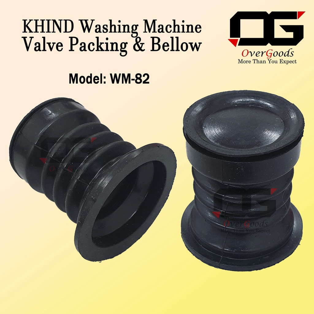 Khind WM-82 / WM818A Drain Valve Getah Hitam Packing Mesin Basuh ...