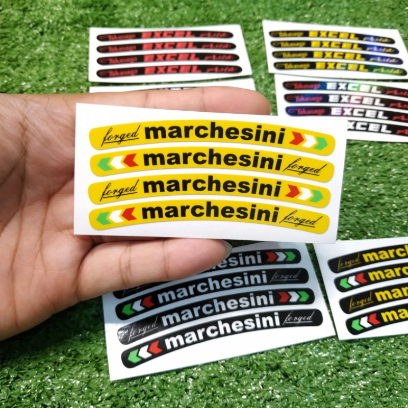 Sticker Rim marchesini, Sticker Excel Takasago | Shopee Malaysia