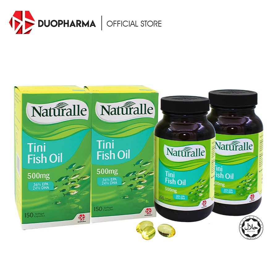 NATURALLE TINI FISH OIL 500MG (150SOFTGEL) | Shopee Malaysia