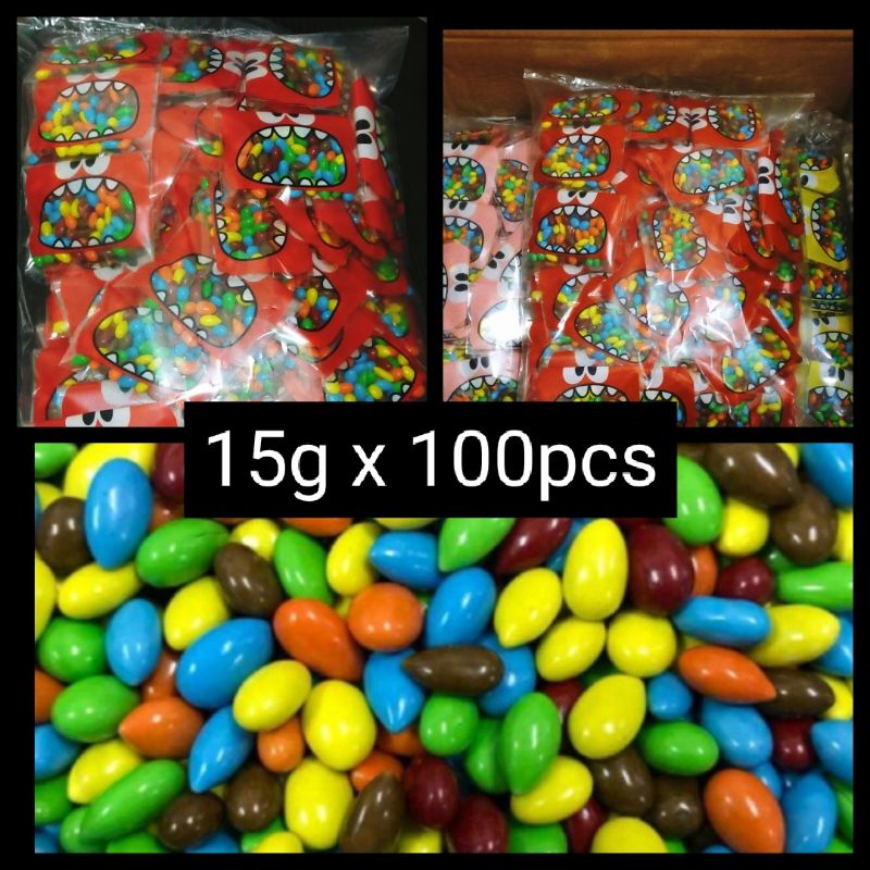 Coklat Kuaci Viral 15g x 100pcs Doorgift/Goodies [READY STOCK] | Shopee ...