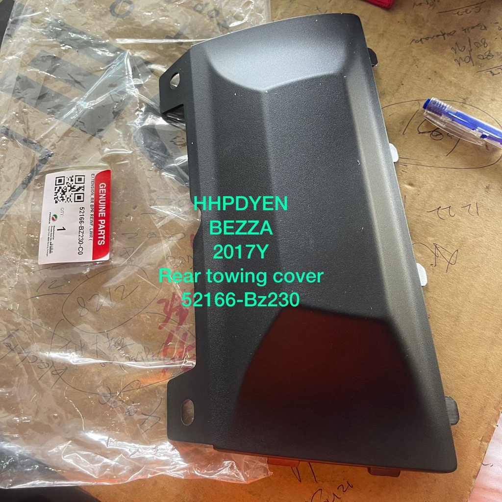 PERODUA BEZZA 2017 YEAR REAR BUMPER TOWING COVER [52166-BZ230] (1PCS ...