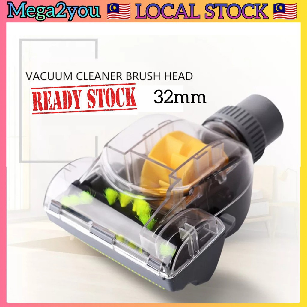 🔥32mm🔥Vacuum Cleaner Mite Brush Head Roller Vacum Tool Vakum Muncung ...