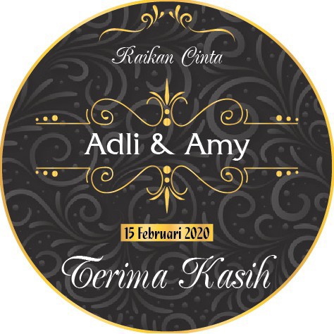 🔥 BUY 50 FREE 2🔥 [Ready Stock] Stiker Doorgift, Goodies, Sticker Custom ...