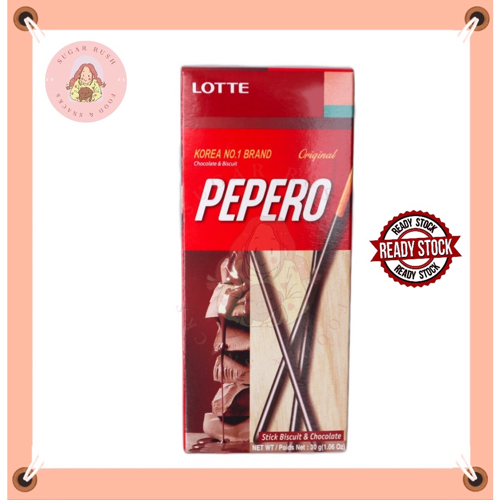 Lotte Pepero Original Box 47g Coklat | Shopee Malaysia