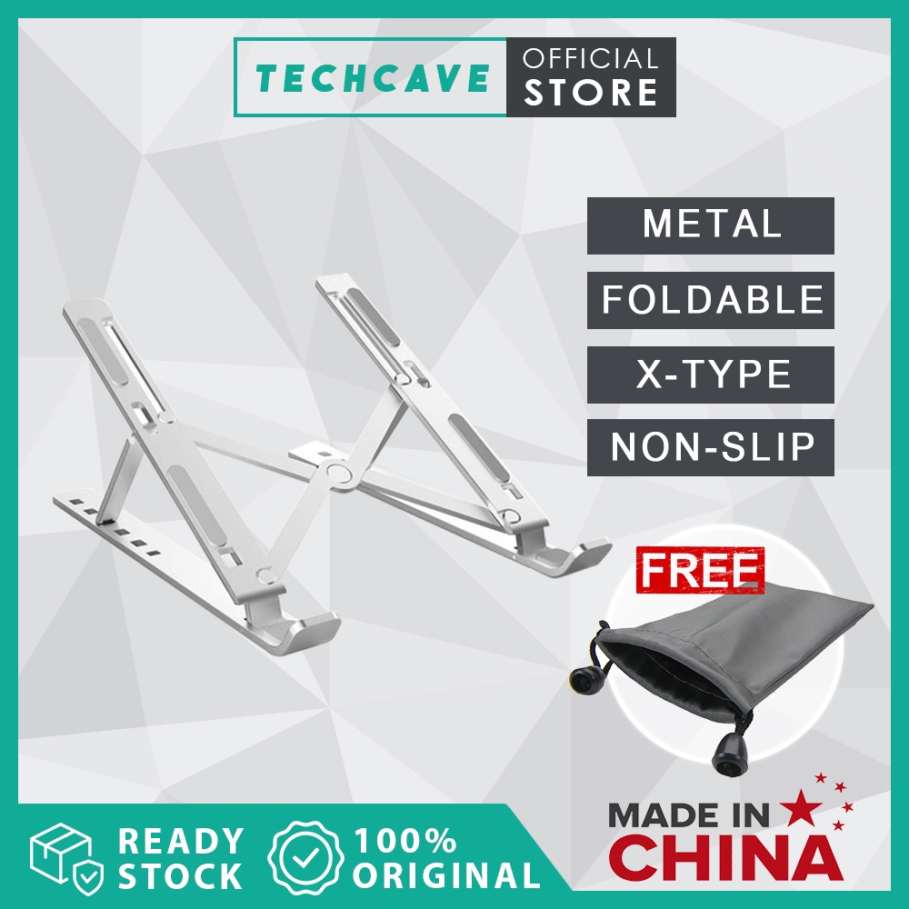 (Ready Stock) Premium Metal Laptop Tablet Holder with Aluminium Light ...