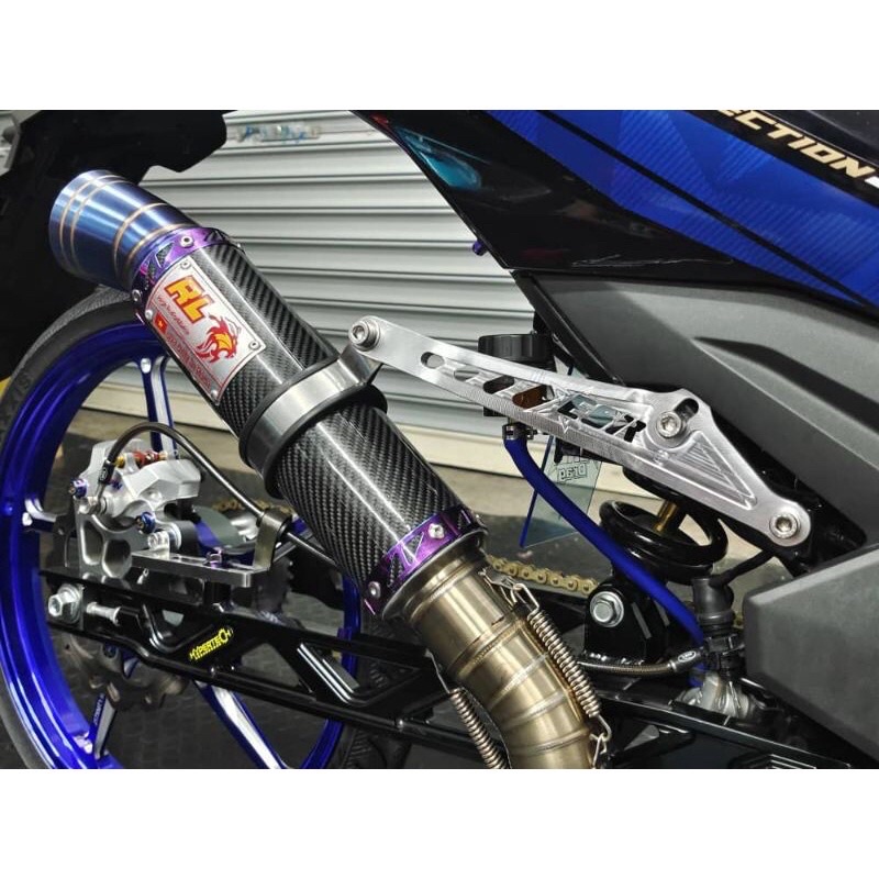 🔥ESR RACING CNC BRACKET EXHAUST OPEN Y15/LC135🔥 | Shopee Malaysia