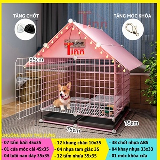 [Free Fasteners + Ties] Mesh panels for pet cages, assembled dog and ...