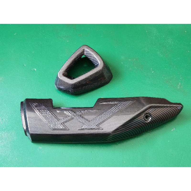 🔥Honda winner x 🔥exhaust cover carbon RS150 v3 cf | Shopee Malaysia