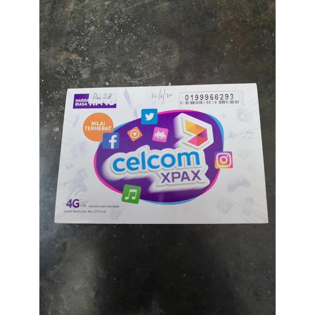 CELCOM XPAX PREPAID VIP SIMCARDS 5 | Shopee Malaysia