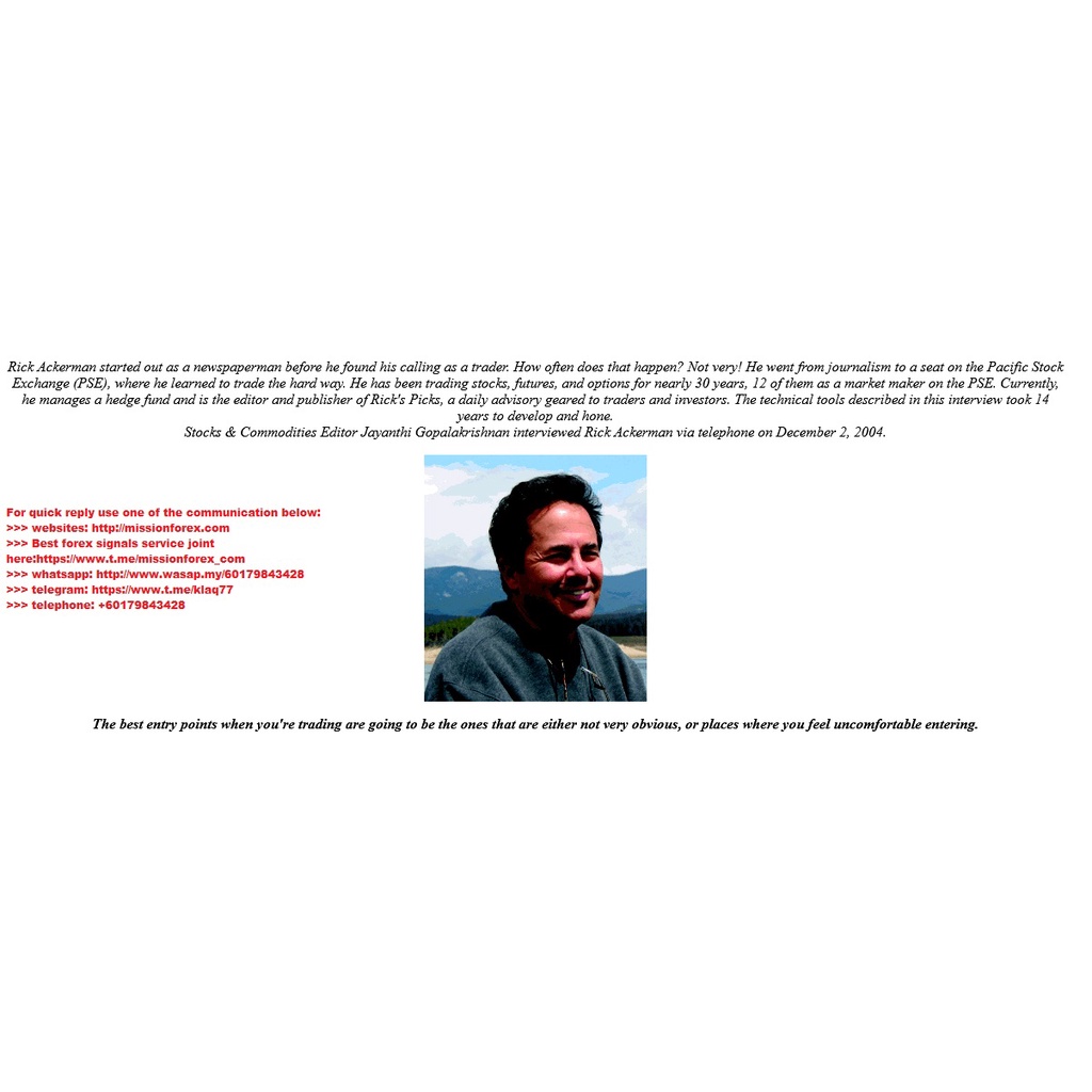 Rick Ackerman - The Weekly Wednesday Real-Time Tutorial Session (Total ...