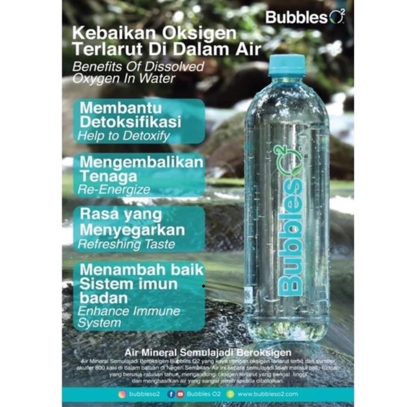 Air mineral Bubbles O2 | Shopee Malaysia