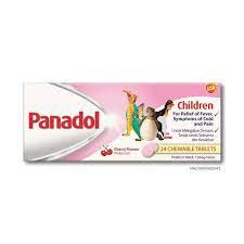 Panadol (Paracetamol) For Children 120mg Chewable Tablets 12s [EXP:3/27 ...
