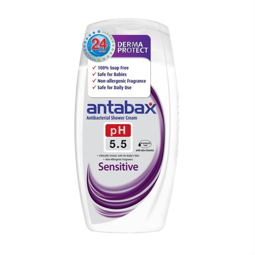 (220ML)ANTABAX ANTIBACTERIAL SHOWER SENSITIVE [NON-ALLERGENIC FRAGRANCE ...