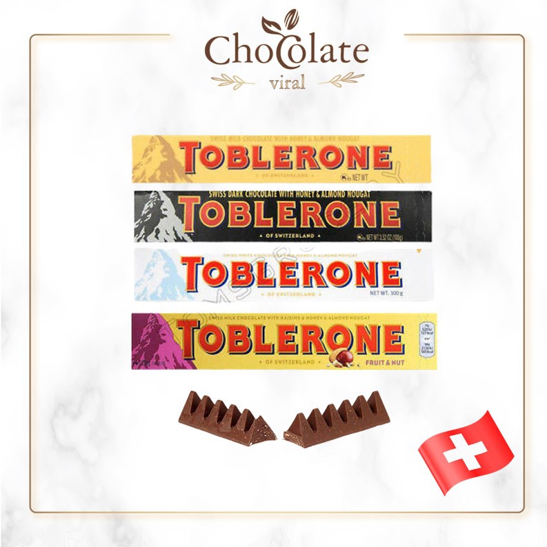 TOBLERONE CHOCOLATE ASSORTED FLAVOR (100G) EXP: 2022 | Shopee Malaysia