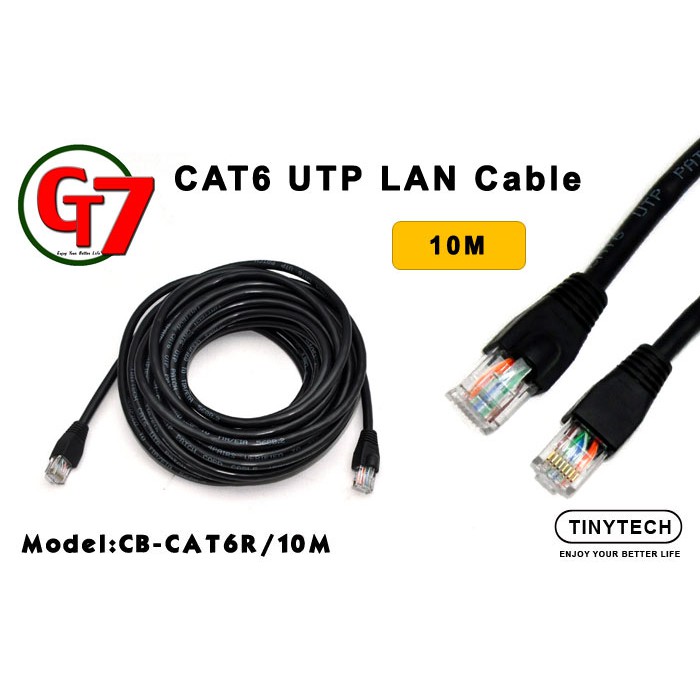 RJ45 CAT6 10M ROUND Ethernet Network LAN Cable UTP Patch Router (CB ...