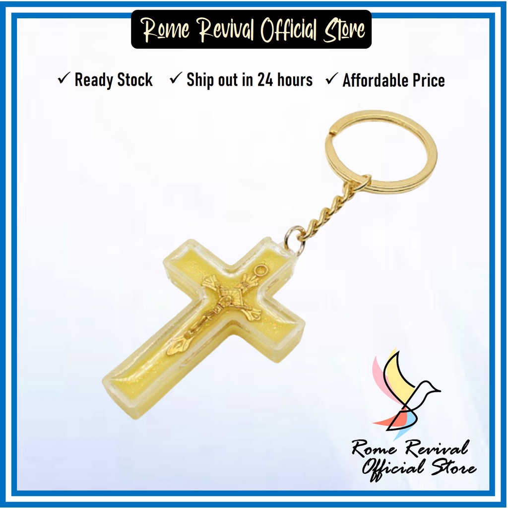 🔥Ready Stock🔥 Christian Christ Luminous Keychain Cross | Shopee Malaysia