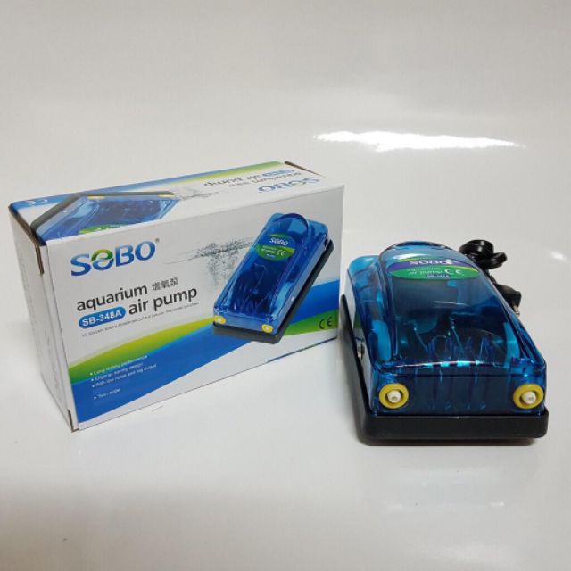 💥READY STOCK💥SOBO Aquarium Air Pump 2Way SB-348A | Shopee Malaysia