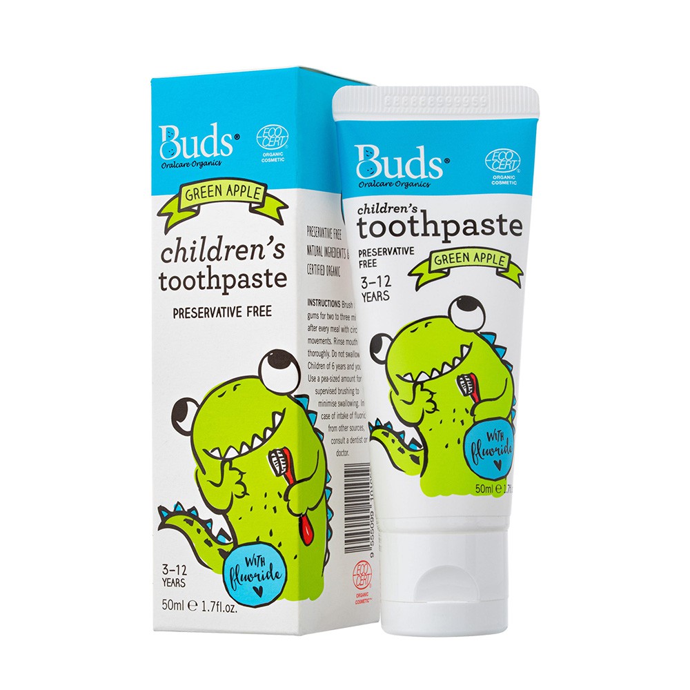 Buds - Children Toothpaste / Kids Toothpaste with Fluoride (3-12 years ...