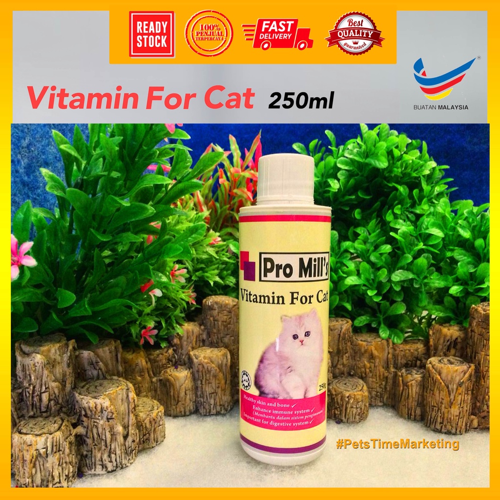 (250ml) Pro Mill's Cat Vitamin / Vitamin Kucing | Shopee Malaysia