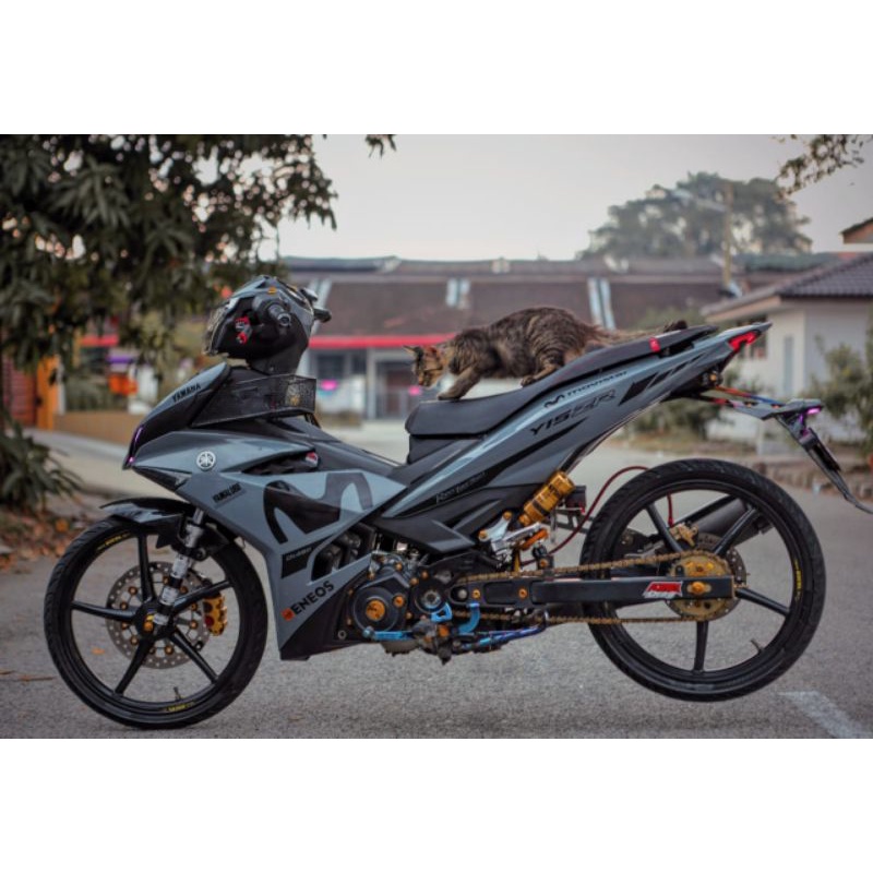 COVERSET Y15 V1/V2 NARDO GREY MOVISTAR CUSTOM 🔥 | Shopee Malaysia