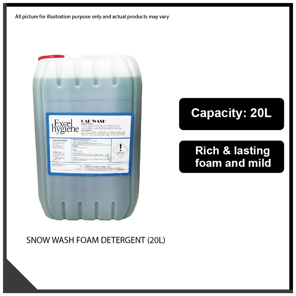 SNOW WASH FOAM DETERGENT (20L) | Shopee Malaysia