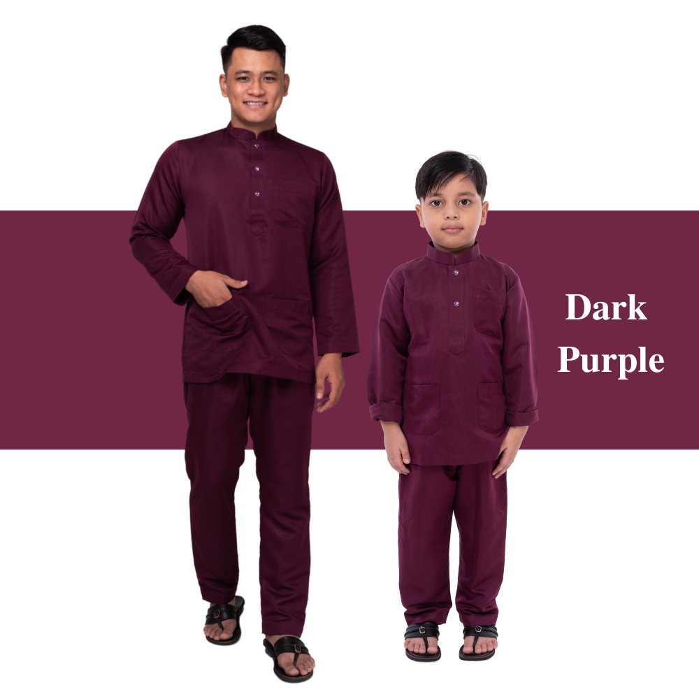 Baju Melayu Slim Fit Cekak Musang Raya Father and Son - Baju Melayu ...