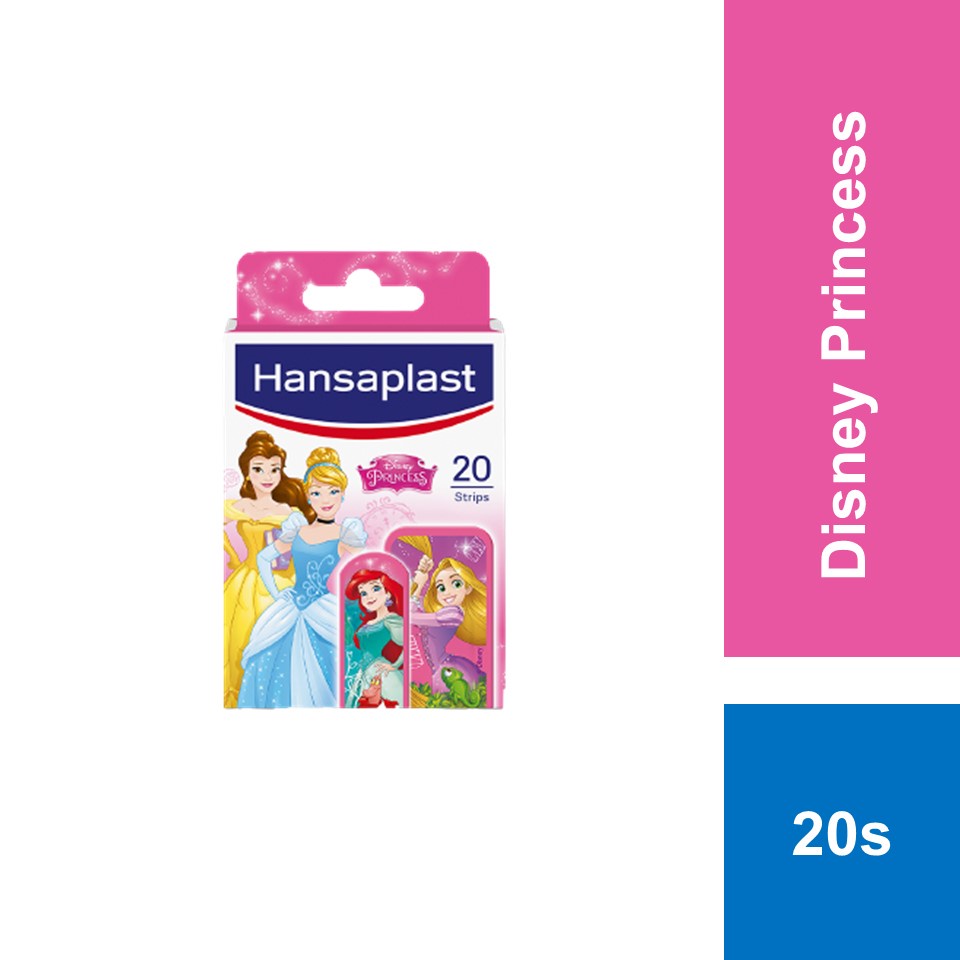 Hansaplast Disney Princess Wound Plasters for Kids (20 Strips) | Shopee ...