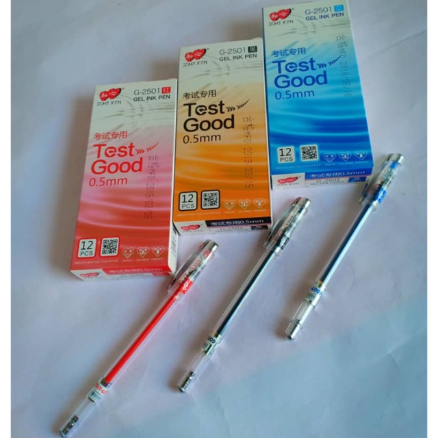 Stok Sedia Pen Tulis Test Good /Zhi Xin Test Good Pen 0.5 | Shopee Malaysia