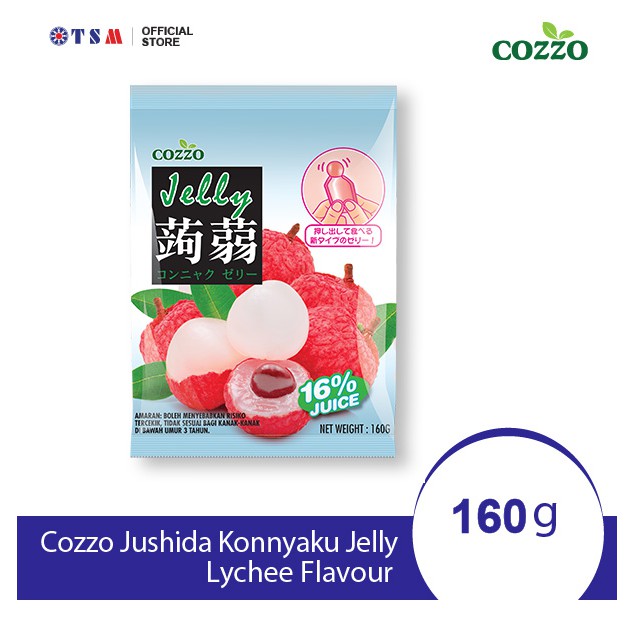COZZO JUSHIDA KONNYAKU JELLY - LYCHEE 160G | Shopee Malaysia