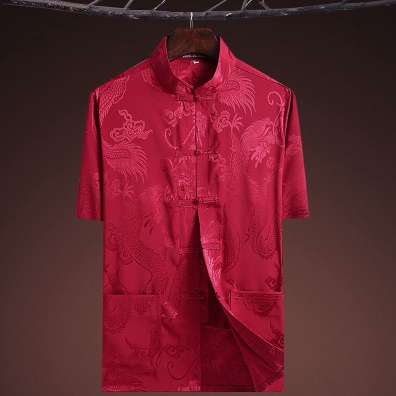 QIANDAI Men SamFu Traditional Costumes Men Sam Fu Chinese New Year ...