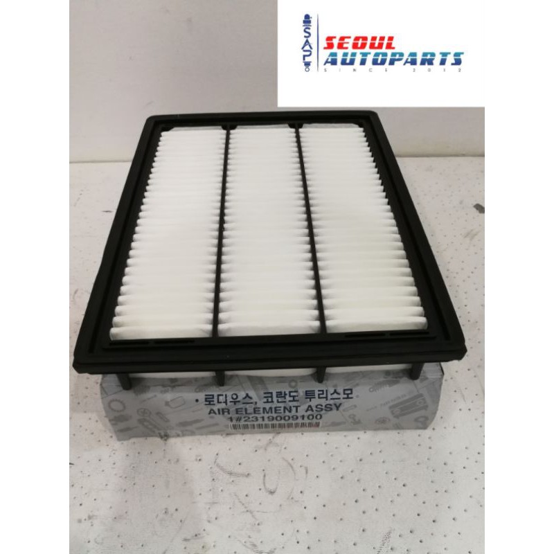 AIR FILTER = Ssangyong Stavic 2.0 / Actyon Sport 2012 #2319009100 ...