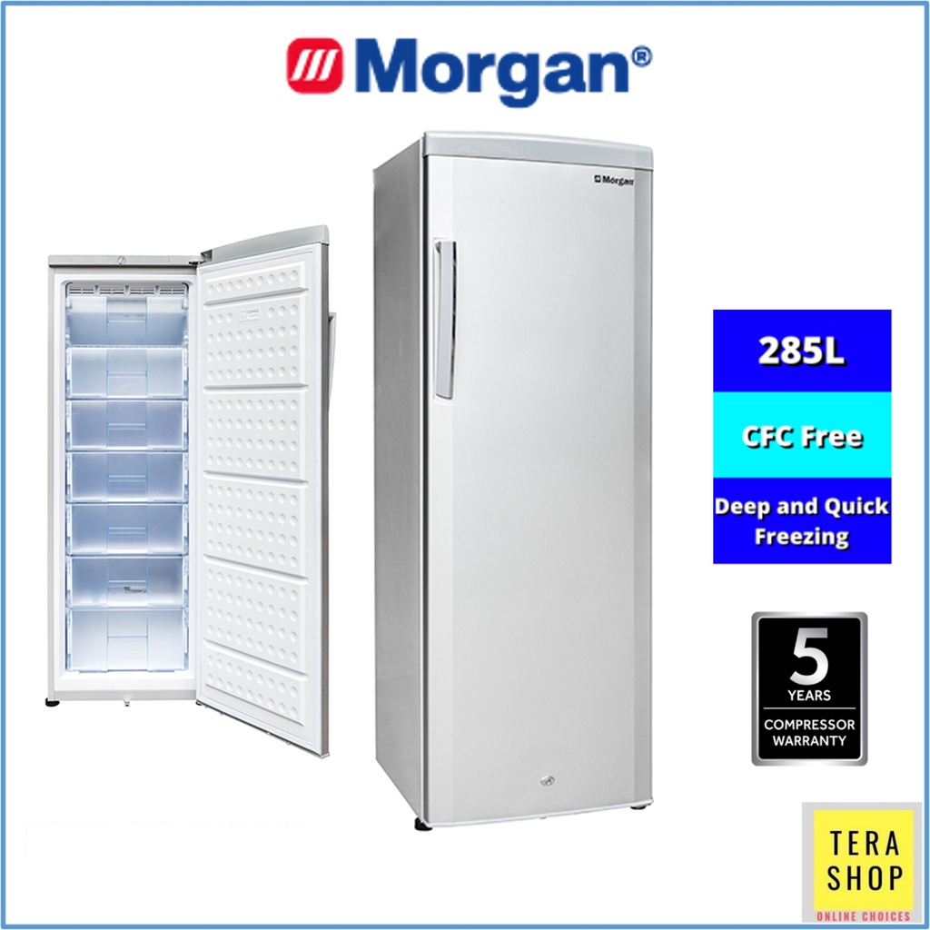 Morgan MUF-1280L Upright Freezer 285L Frost Free Peti Beku | Shopee ...