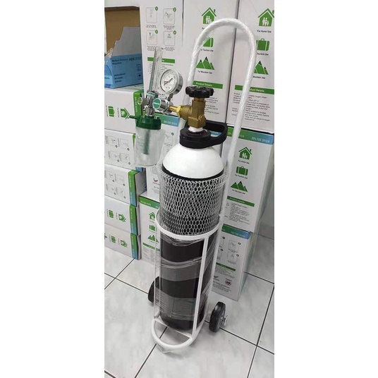 【Ready Stock】MEDICAL OXYGEN GAS CYLINDER 10L (Incl.Med.Grade O2 Gas ...