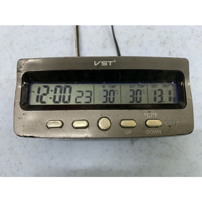 VST clock temp voltage alarm blue led | Shopee Malaysia