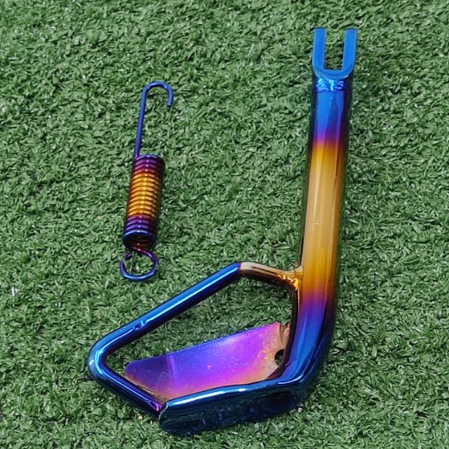 YAMAHA NVX AEROX NVX155 SIDE STAND WITH SPRING SET TITANIUM TONGKAT ...