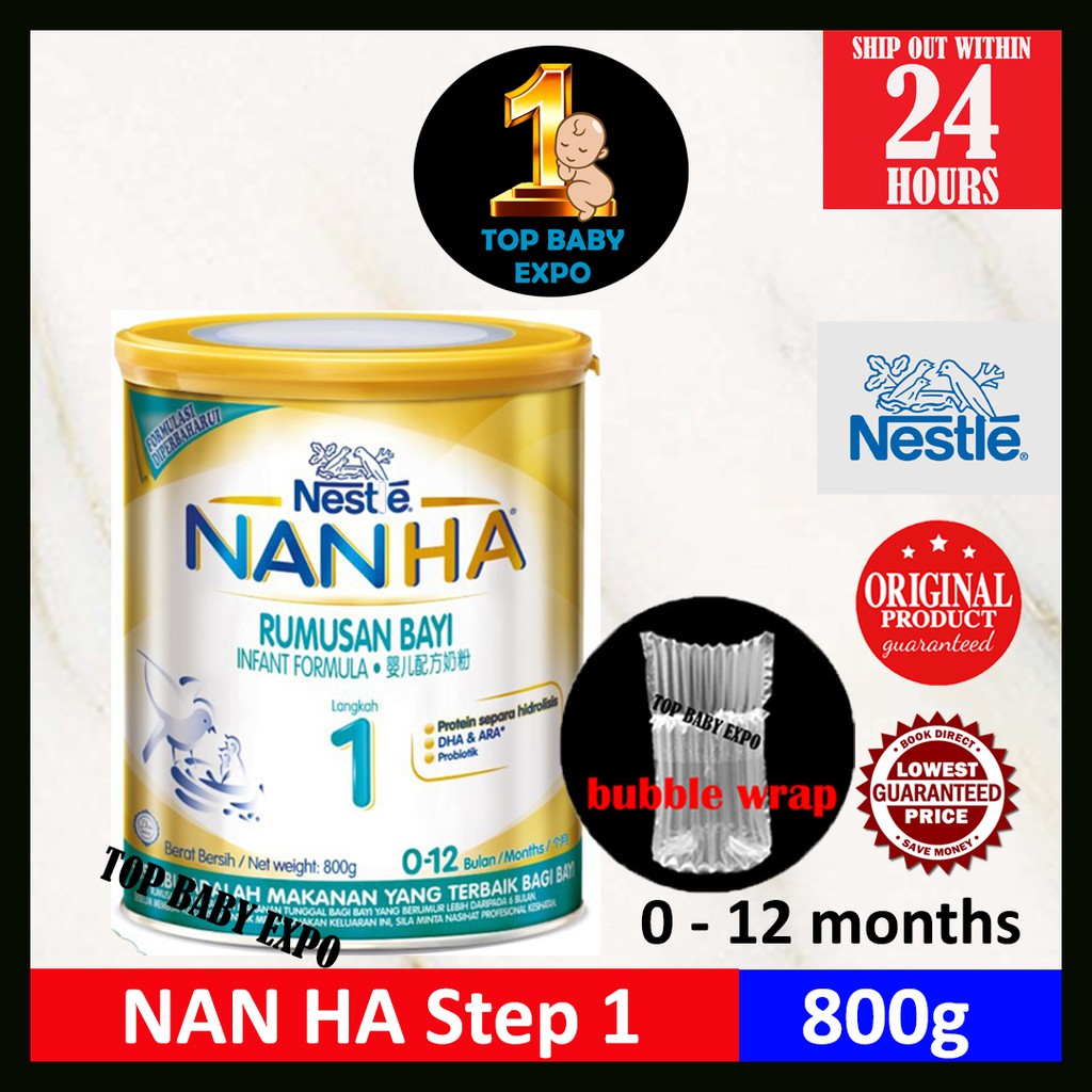 Nestle Nan HA Step 1 (800g) Exp: 07/2026 (Newest Stock) | Shopee Malaysia