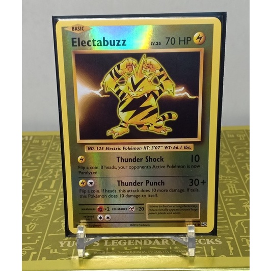 Pokemon TCG | Grade A | Electabuzz (41/108) Common Reverse Holo (EN ...