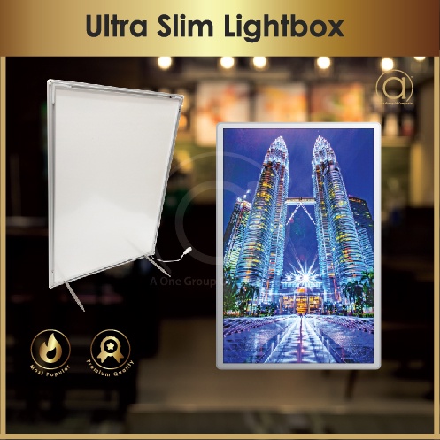 ⫷Ready Stock⫸ A1/A2/A3 Ultra Slim Lightbox Led Frame Display Sign Menu Sign 超薄型灯箱、画报框 | Shopee ...