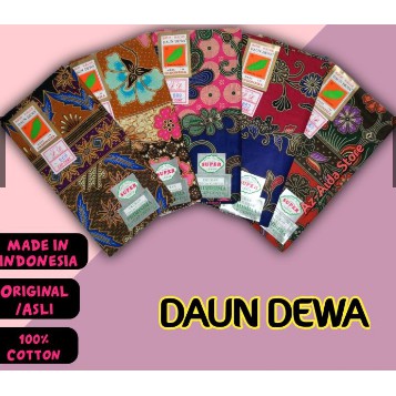ORIGINAL KAIN BATIK HALUS KUALITI NO 1 DAUN DEWA INDONESIA ASLI DENGAN PELBAGAI CORAK BARU ...