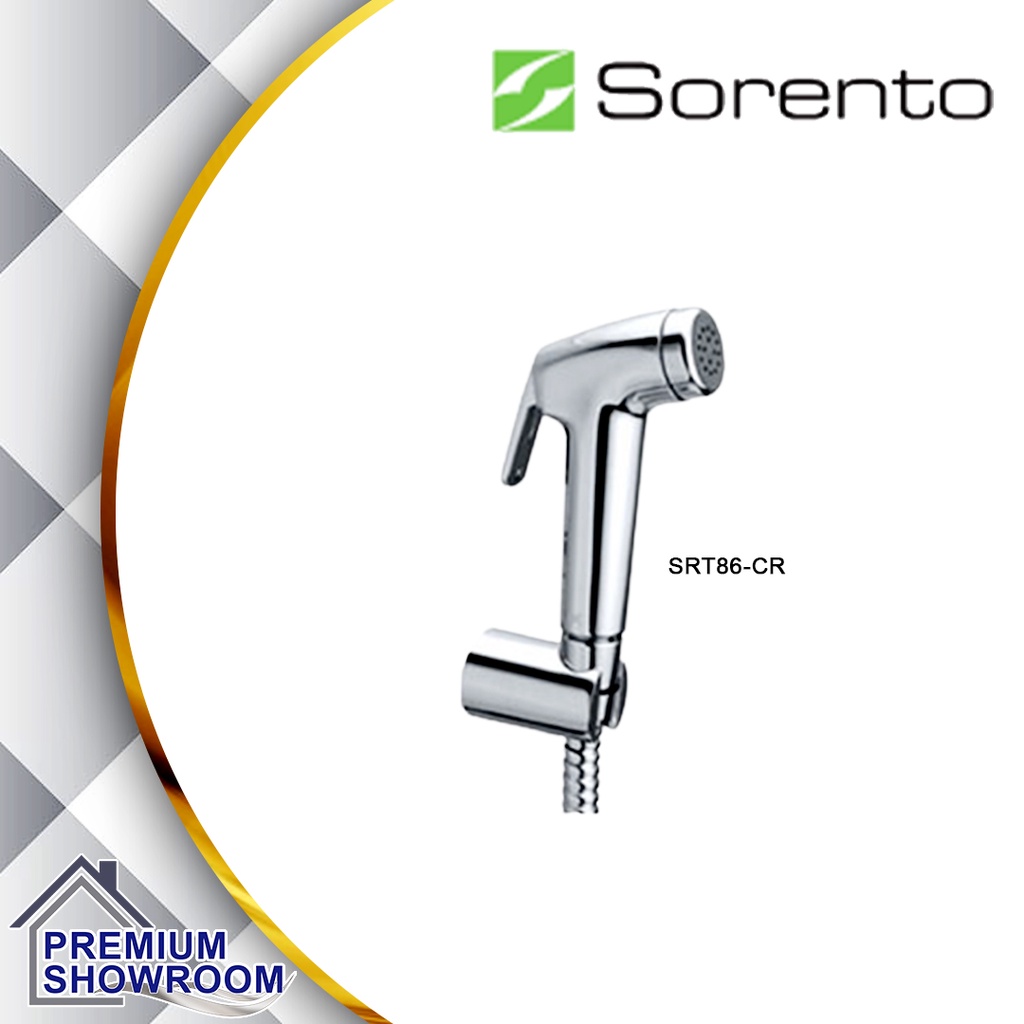 SORENTO SRT86-CR Bathroom Hand Bidet Spray Set c/w 1.2m Flexible Hose ...