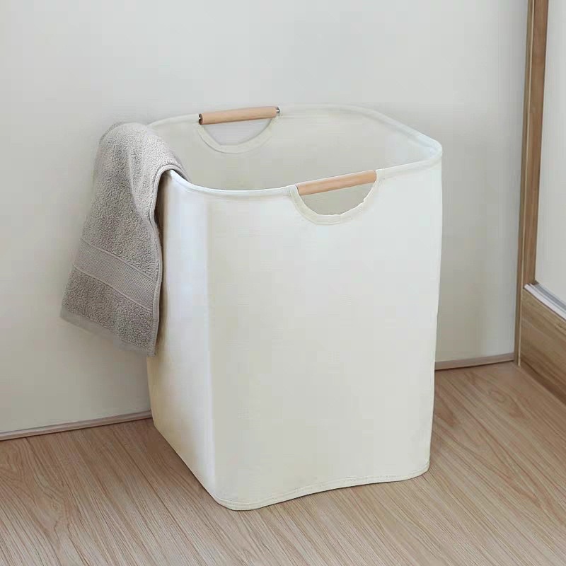 🇲🇾Muji Style Waterproof Foldable Laundry Basket Storage Bag Dirty ...
