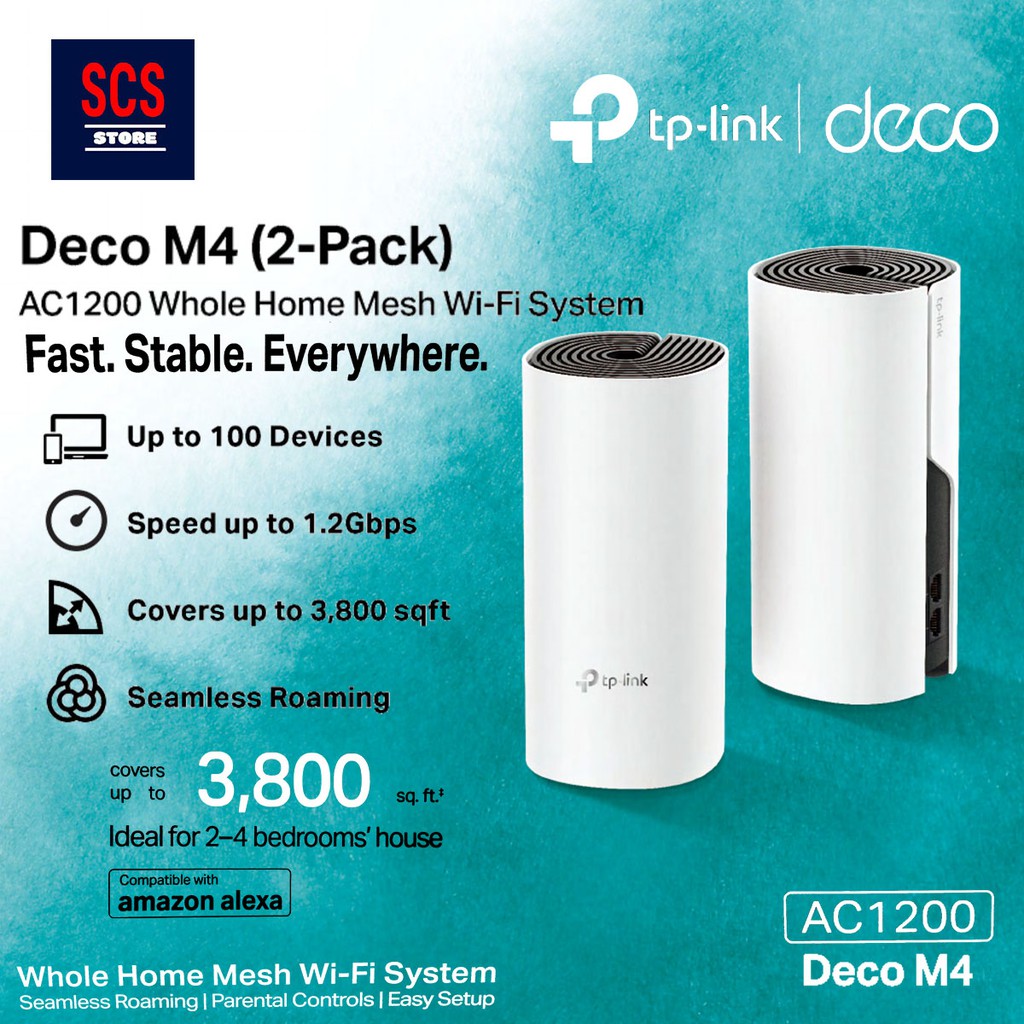 TP-LINK DECO M4 AC1200 / Deco X10 AX1500 Whole Home Mesh Wi-Fi System ...