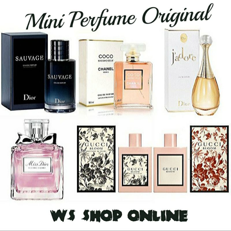 Miniature Mini Perfume Original 5ml 7.5ml 10ml Perfume For Her For Him ...