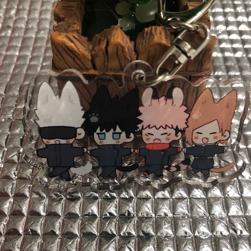 Anime Jujutsu Kaisen Yuji Itadori Kugisaki Nobara keychains Metal ...