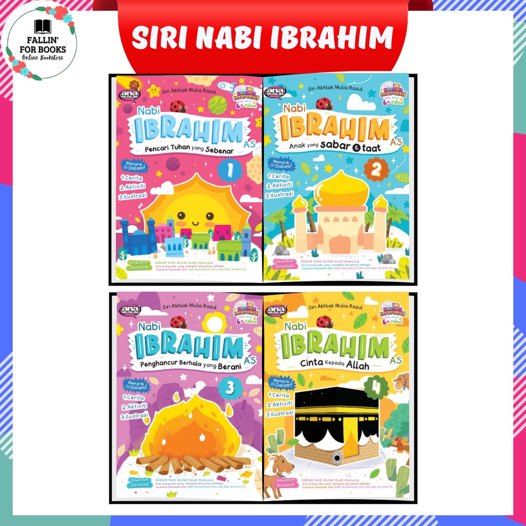 [ANA MUSLIM - Siri Akhlak Mulia Rasul] NABI IBRAHIM AS (3 Buku ...