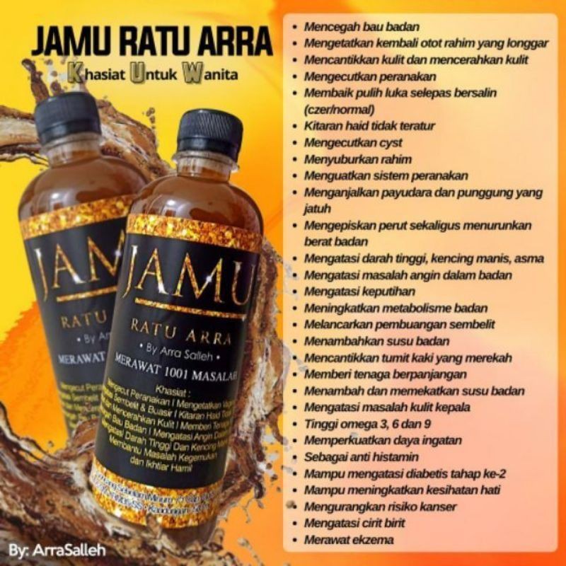🔥JAMU RATU🔥Jamu Ratu Arra🔥Jamu Arra🔥 | Shopee Malaysia