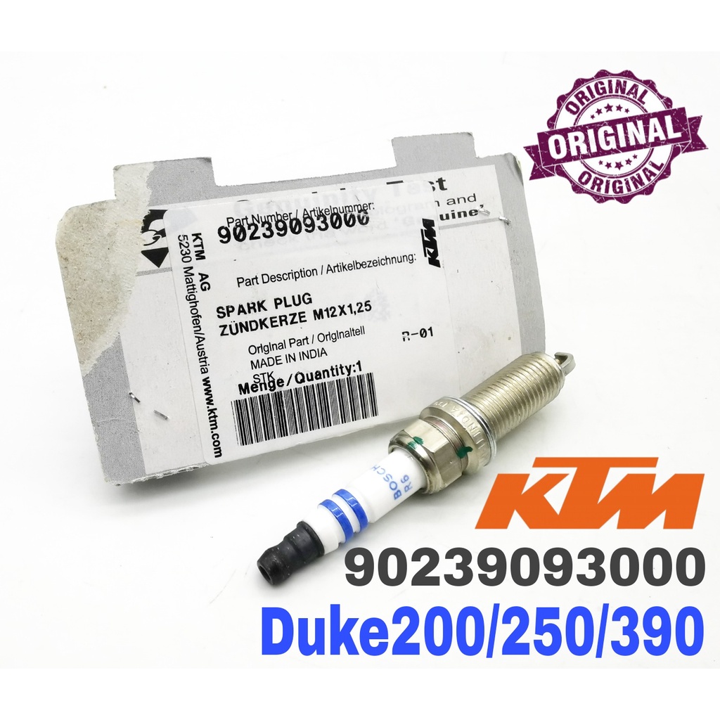 90239093000 KTM Spark Plug Duke 200 250 390 Standard 100% Original ...