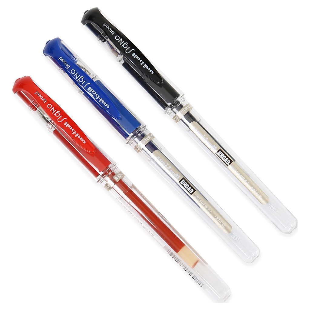 Uni-ball UM-153 UNIBALL UM153 UM 153 Signo Broad Gel Roller Ball ...