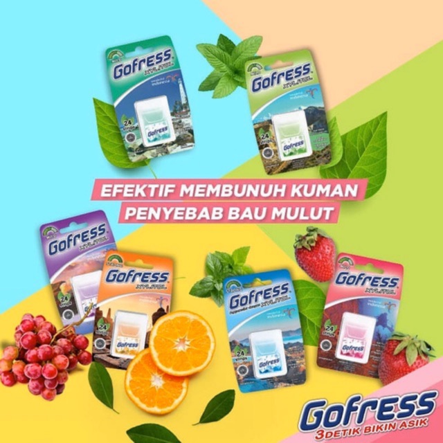 Gofress Xylitol Breath Freshener Strips 🇲🇾 Ready Stock Malaysia 🇲🇾 ...